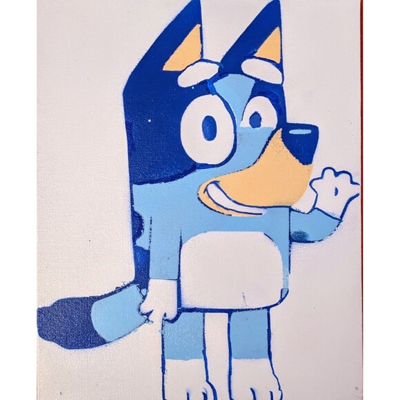Handmade | Art | Bluey Spray Paint Art Set | Poshmark